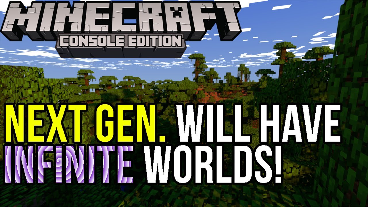 Minecraft Console: PS4 CONFIRMED to Have Infinite Worlds! [Terrain ...