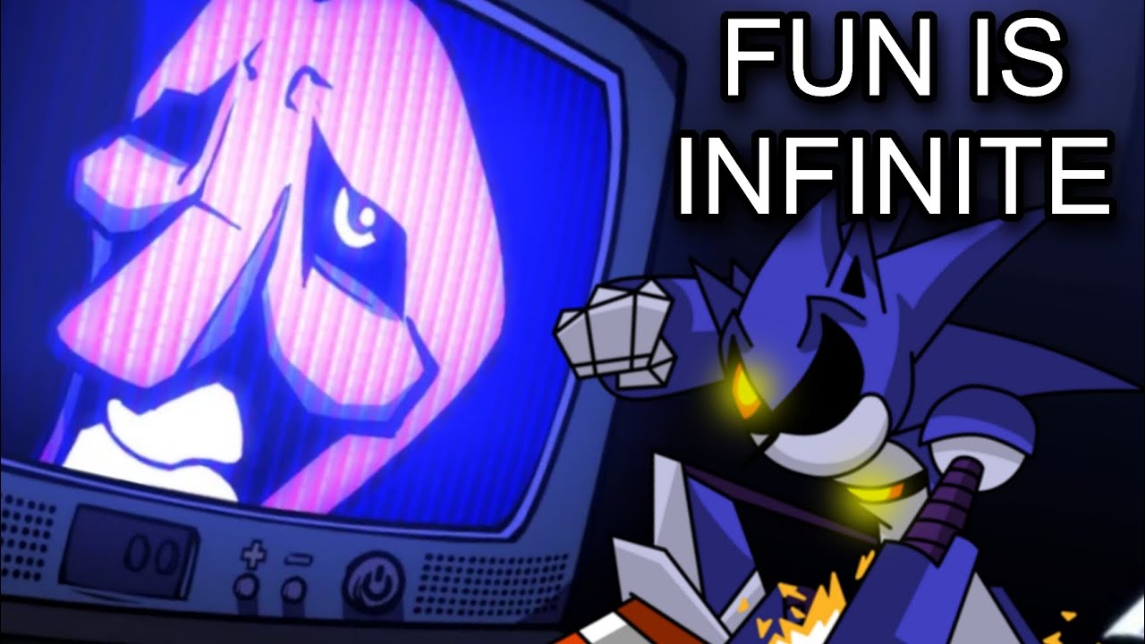 Mecha Sonic sings Fun is Infinite (Ft. Majin) FNF Cover - YouTube