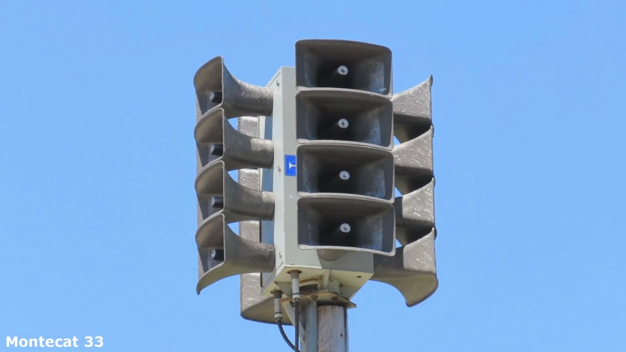 Sick ASC Alertronic AL-8000 Siren Test, Alert and Attack, St. Francis ...