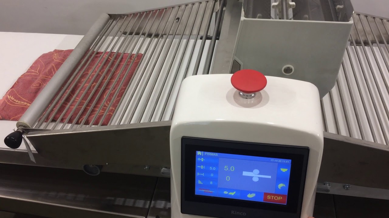 Automatic dough sheeter Seewer Rondo SFA 612 Part 2 - YouTube