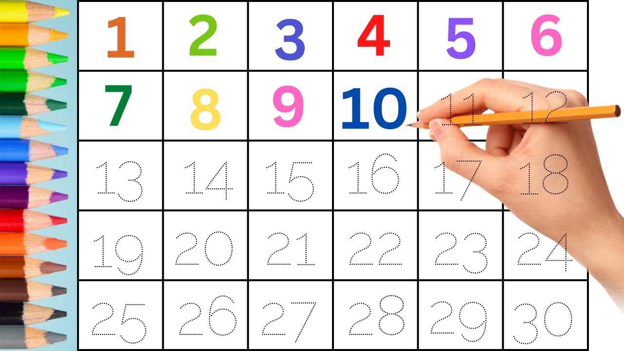 123 Number Counting I 1234 Number Names I 1 to 30 Counting Number I ...