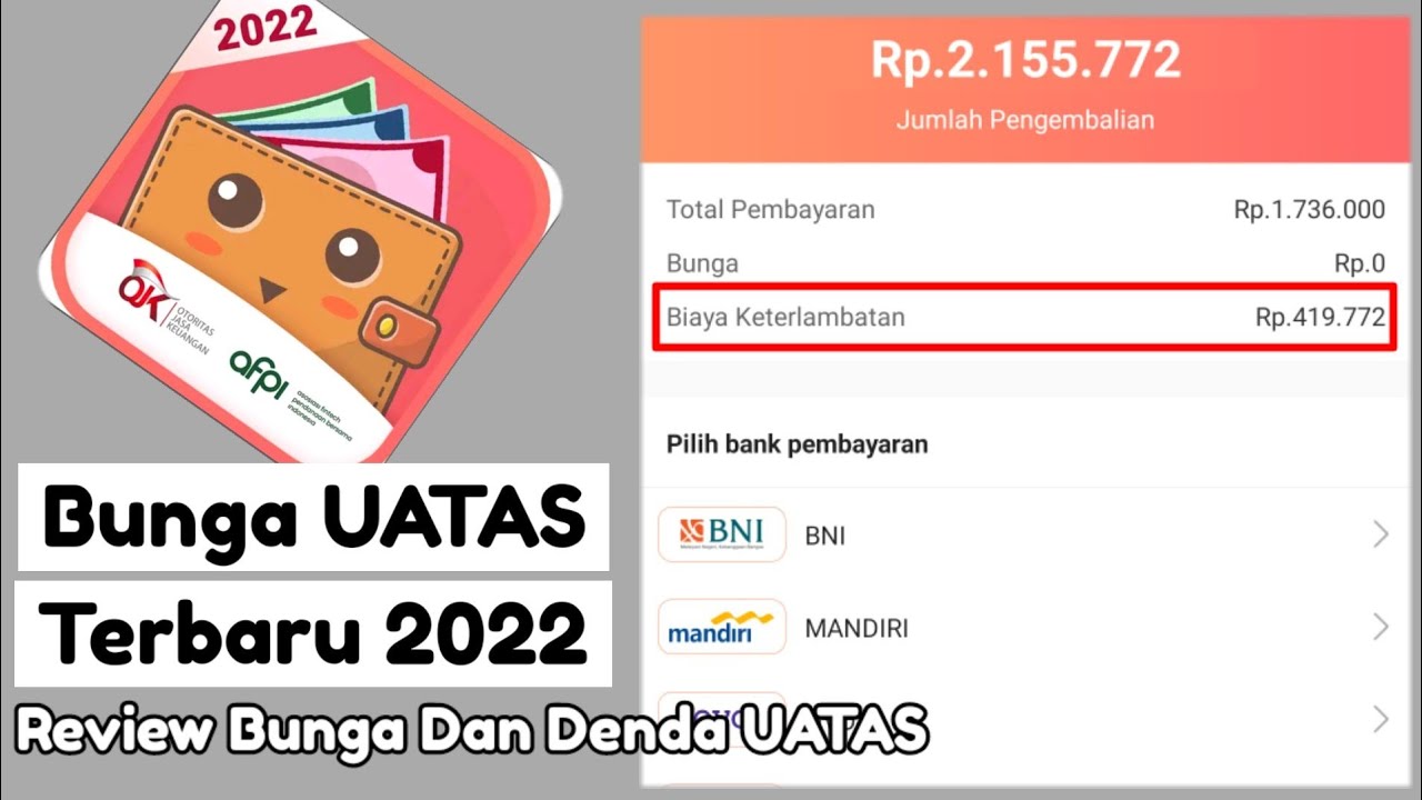 Review Bunga Pinjol UATAS 2022 ~ Aplikasi Pinjaman Online OJK - YouTube