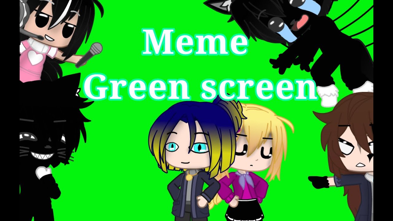 meme Green screen Cartoon Cat {Gacha club} - YouTube