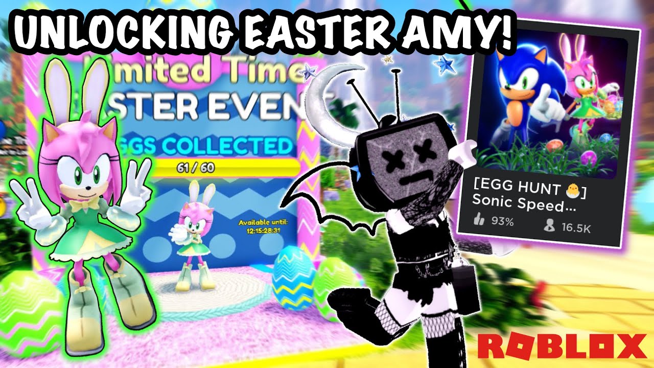 Unlocking EASTER AMY in Roblox Sonic Speed Simulator - YouTube