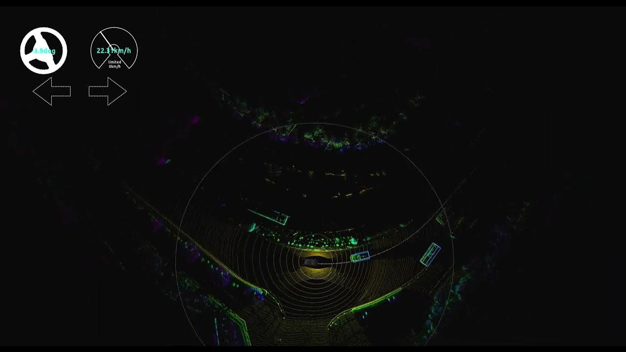 Autoware universe[Detection] : Result of Camera-LiDAR fusion using clustering and Yolox - YouTube