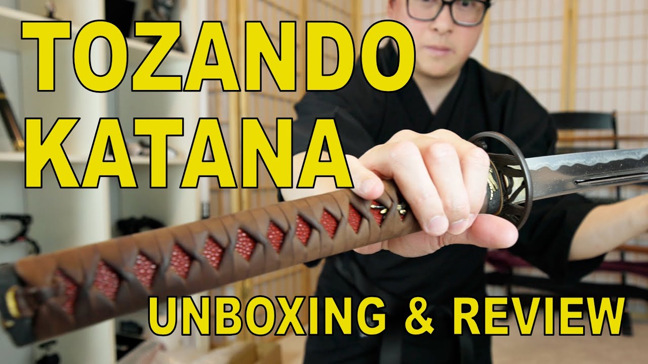 Tozando Katana Sword (Iaito) Unboxing and Review - YouTube