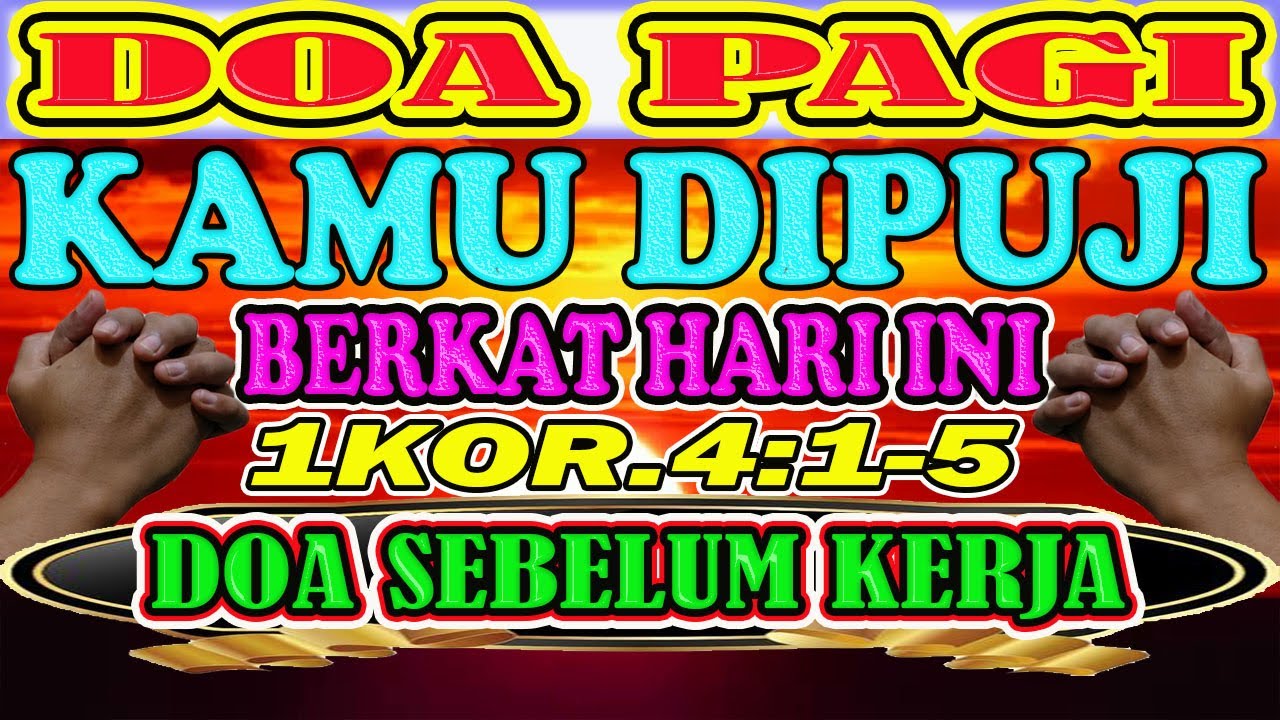 💝Renungan pagi kristen hari ini, doa pagi, renungan pagi, doa pagi ...
