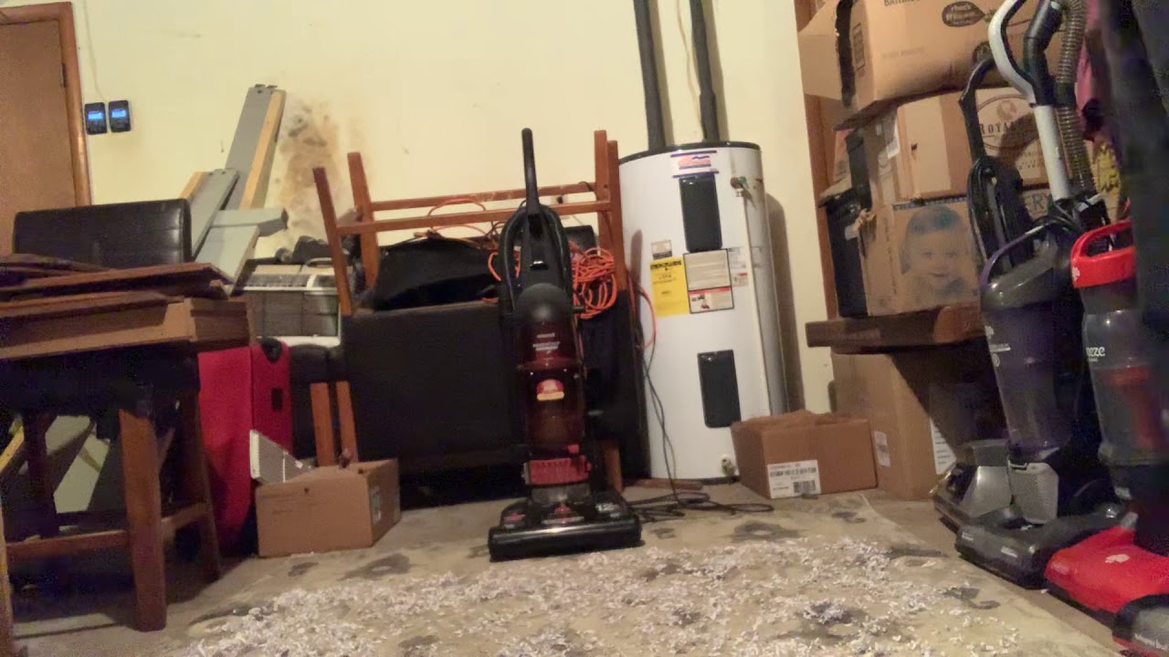 Bissell powerforce bagless turbo big mess test - YouTube