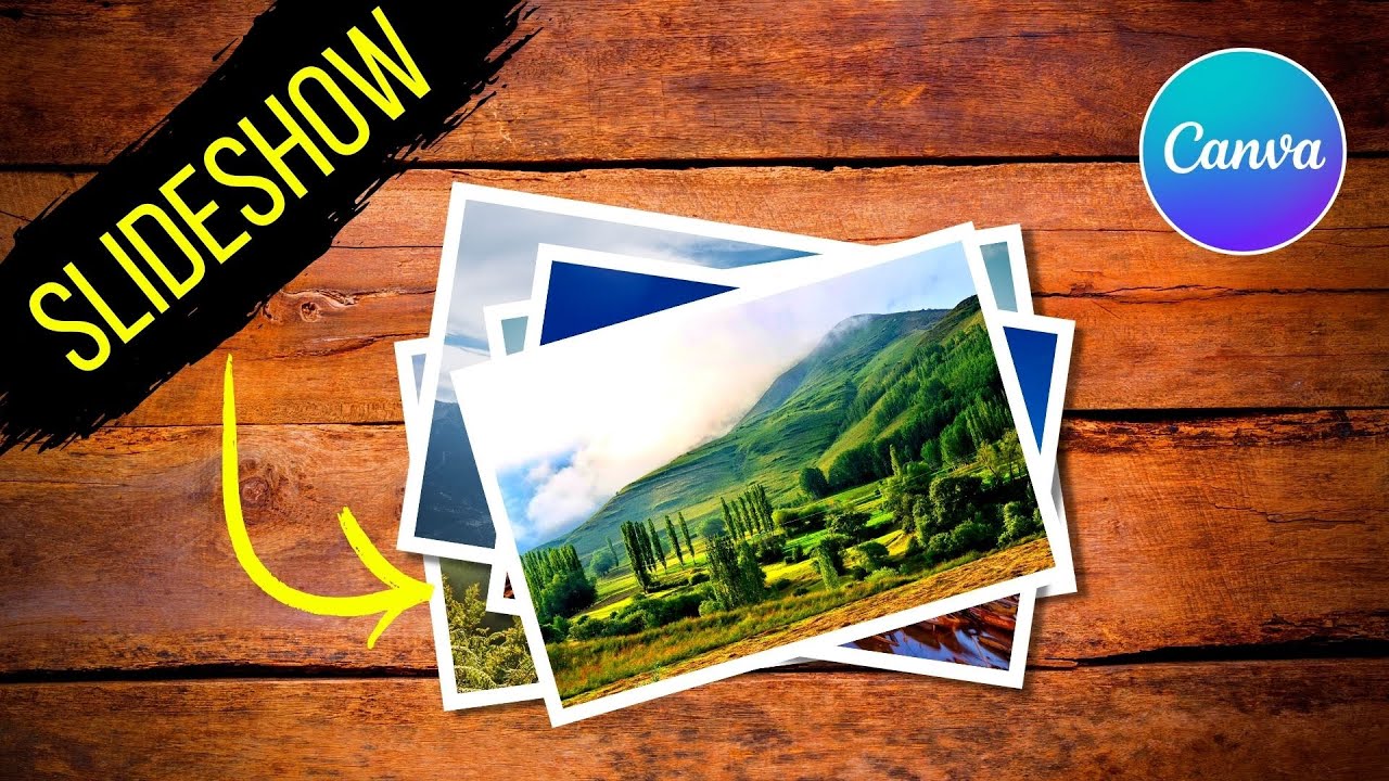 Polaroid Animation Slideshow in Canva l easy canva - YouTube