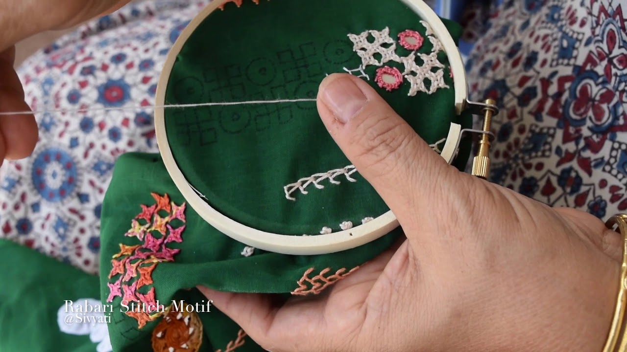 Rabari Stitch Embroidery - YouTube