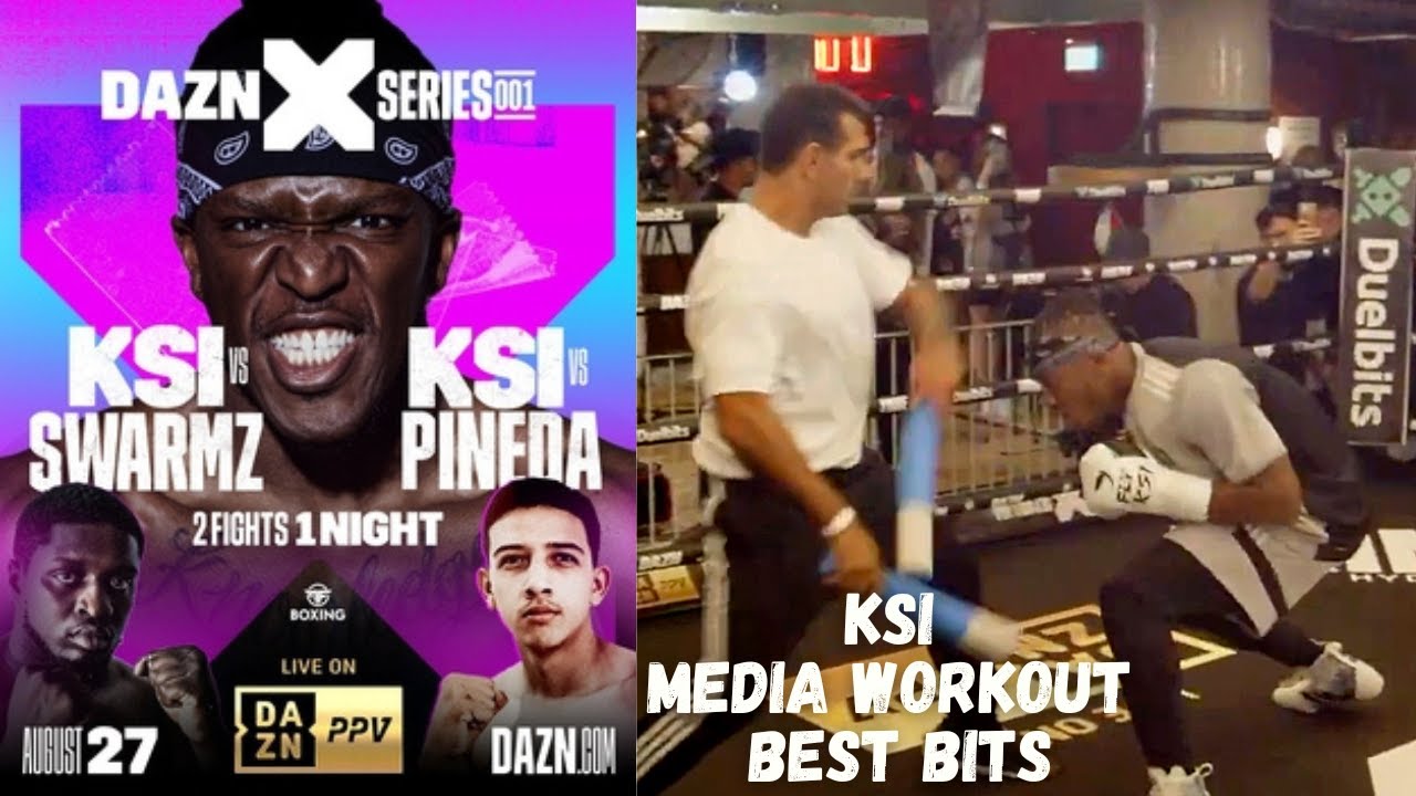 KSI SHOWS OFF HIS INSANE REFLEXES AND HAND SPEED AT MEDIA WORKOUT ...