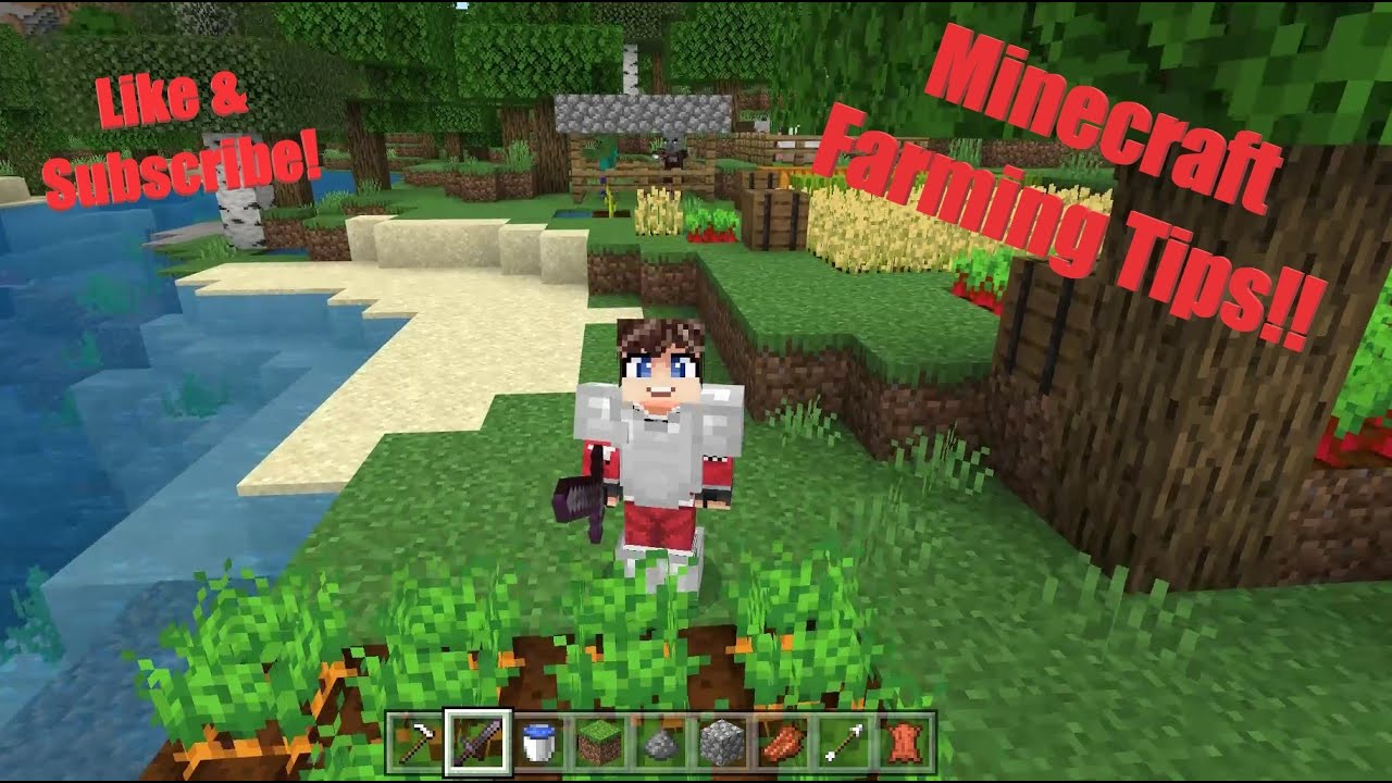 Simple Farming Tips in Minecraft - YouTube