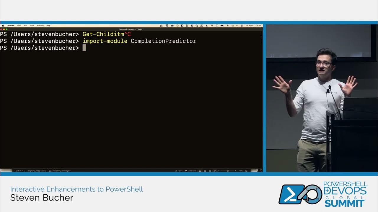 Interactive Enhancements to PowerShell by Steven Bucher - YouTube
