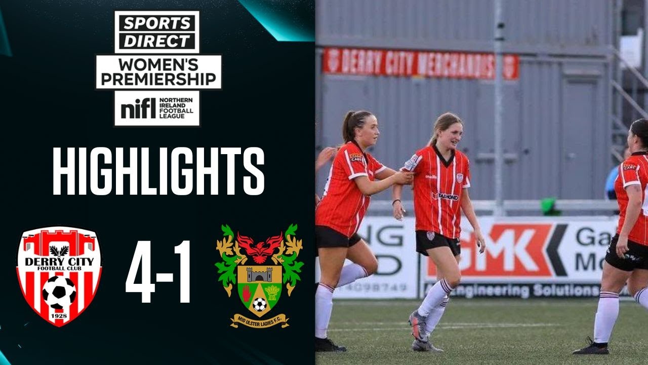 Back to back wins for Derry | Derry City Women 4-1 Mid Ulster Ladies ...