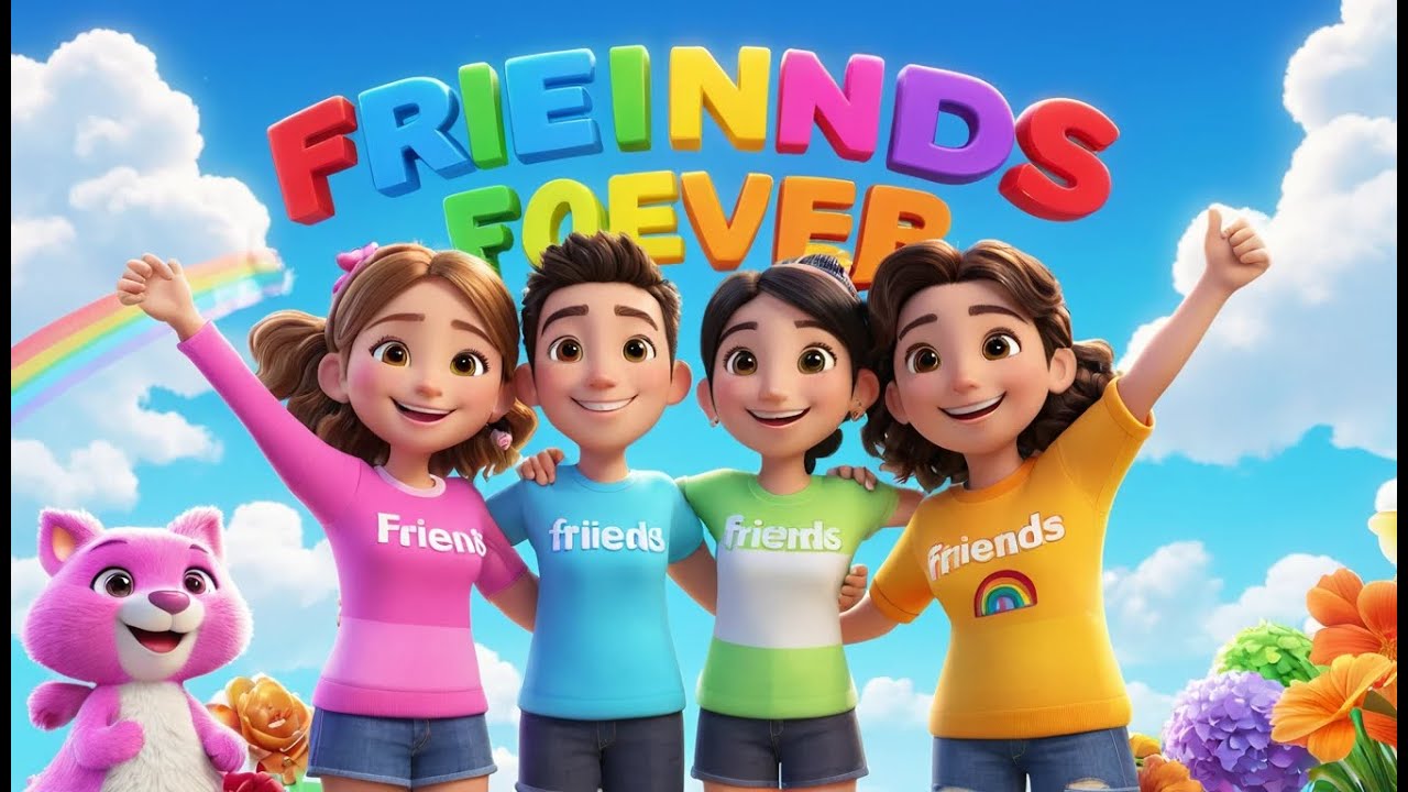 Let’s Be Friends | Heartwarming Friendship Song for Kids | Nursery ...