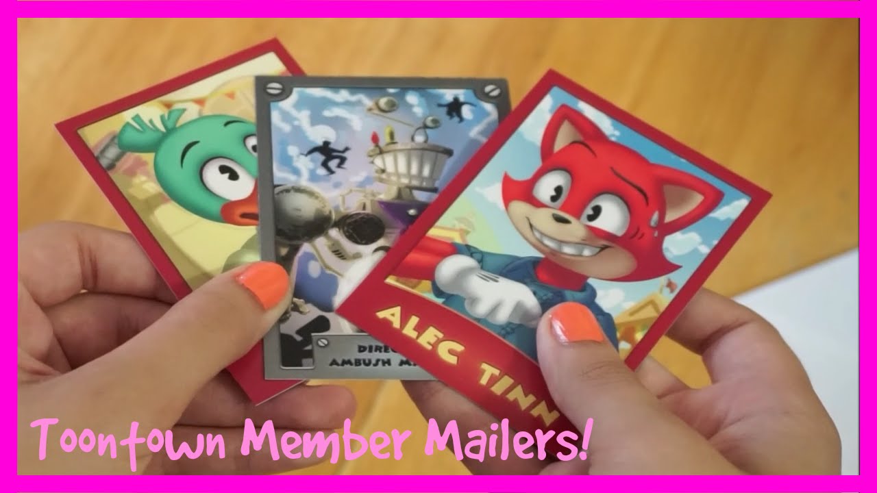 Opening my Toontown Trading Cards! - YouTube