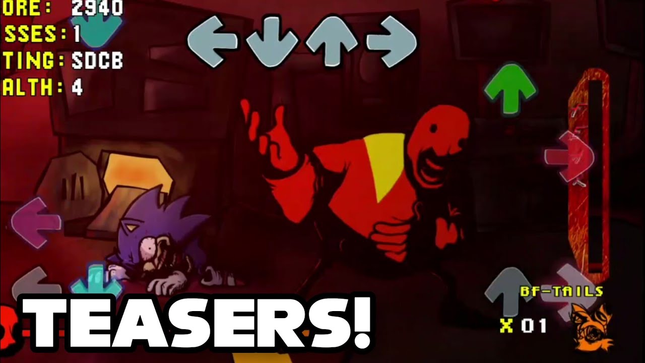 FNF SONIC.EXE COMMINATION TEASERS!!! | STARVED, LORD X, NO MORE ...