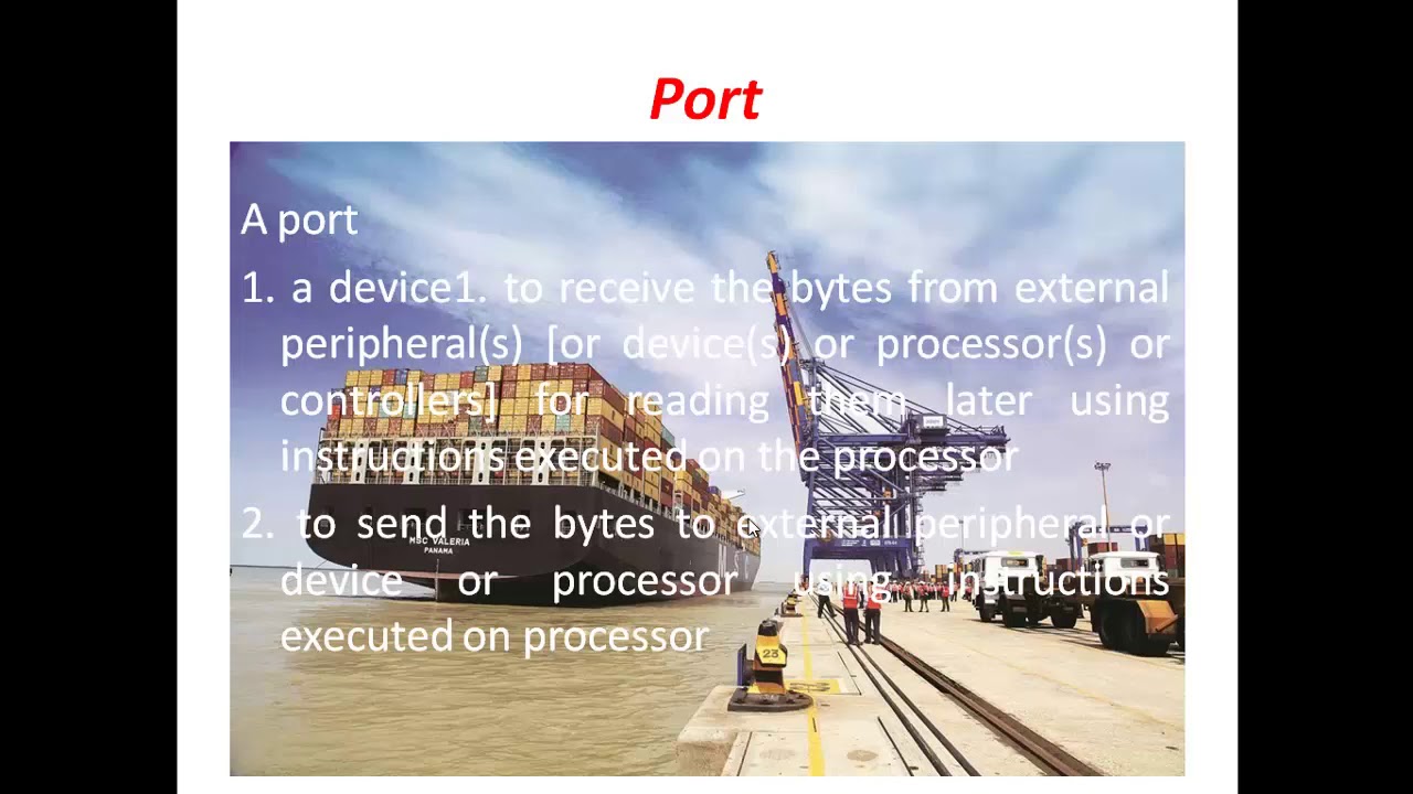 UNIT II, Part I - Introduction to Embedded Networking, I/O Device Ports ...