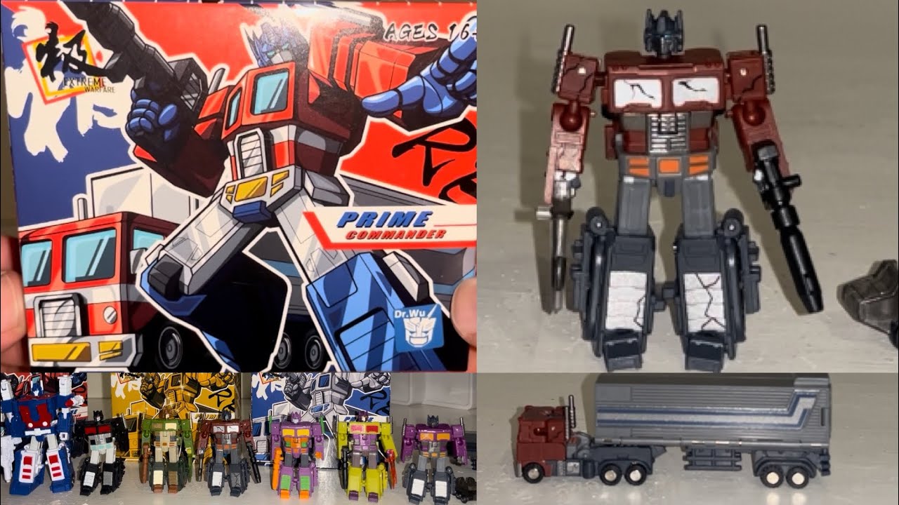 NEW Dr Wu prime commander spark fade version review Transformers ...
