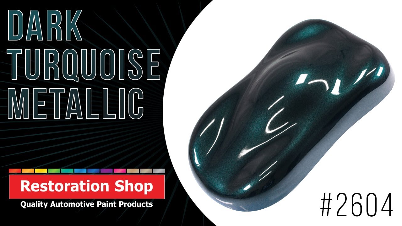 Restoration Shop | #2604 - Dark Turquoise Metallic - YouTube