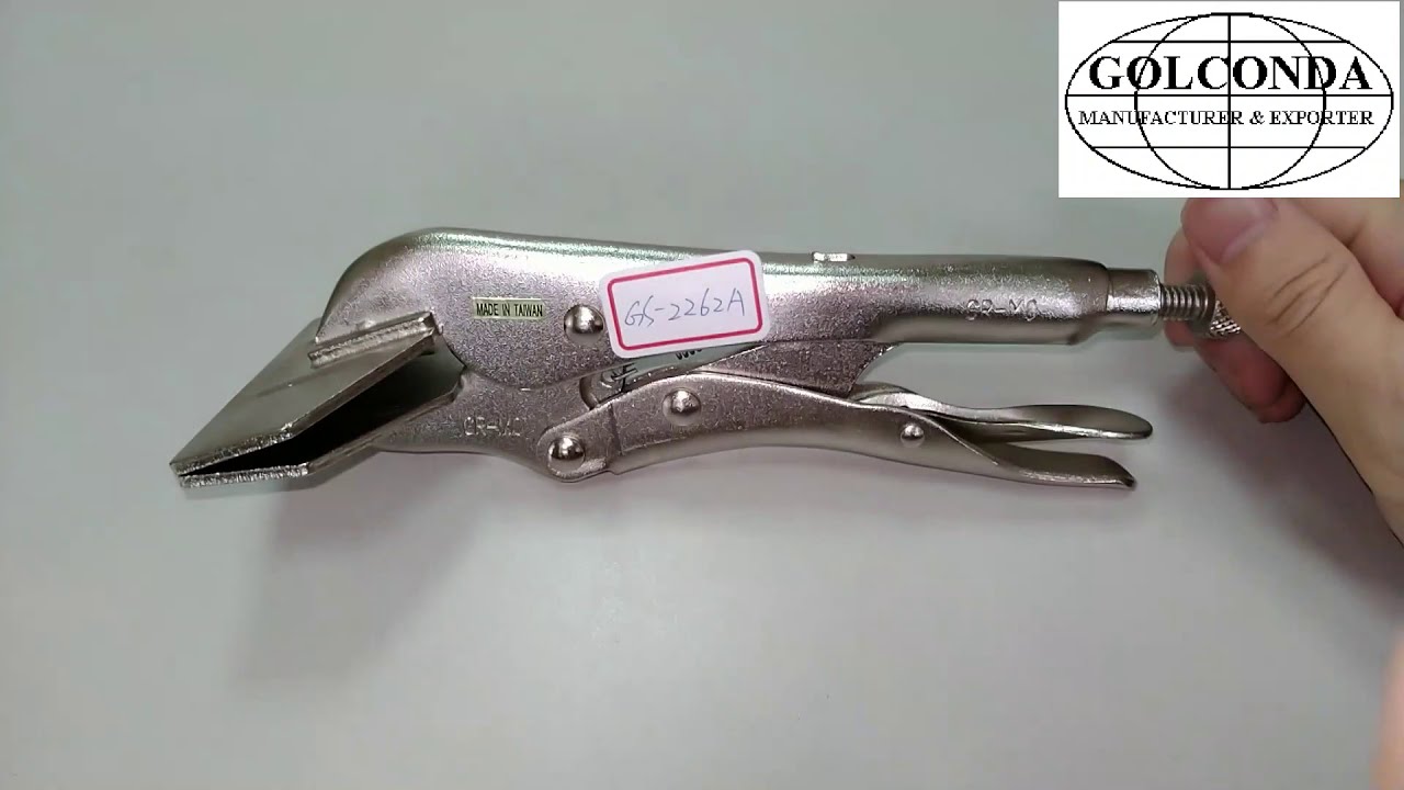 GS-2262A 8” LOCKING SHEET METAL CLAMP (U.S.A. TYPE) - YouTube