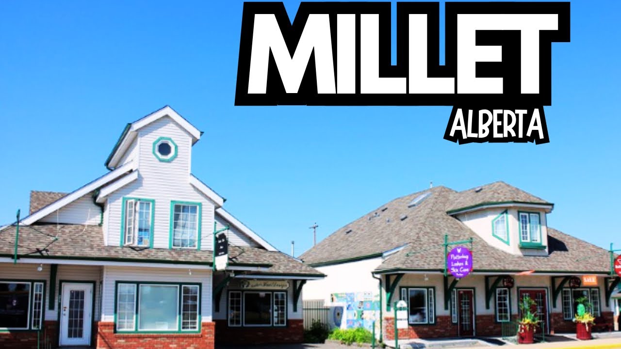 Town of Millet, Farm and Downtown Road Tour - YouTube