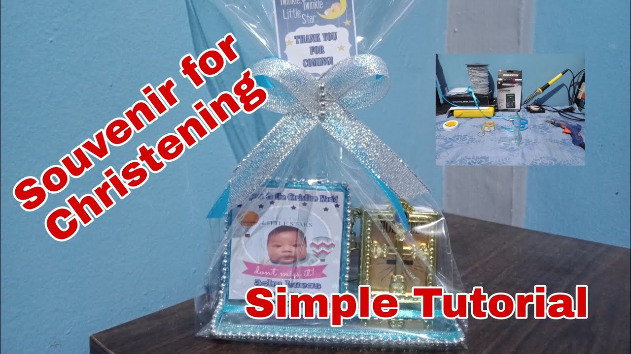 Paano Gumawa ng Souvenir para sa Binyag. - YouTube