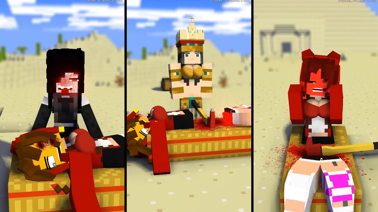 Minecraft JJ's sister want help to JJ for Monster Team and Mickey ...