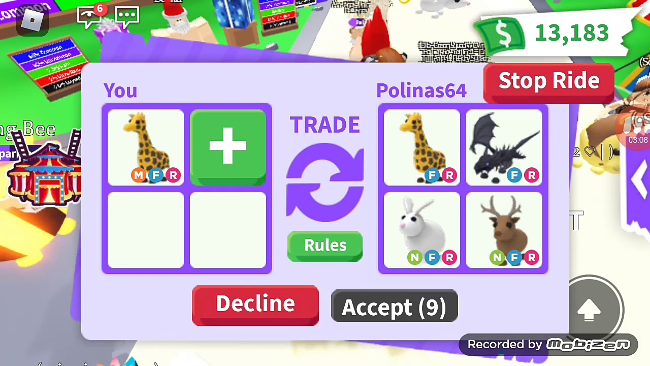 What People Trade For Mega Giraffe||Roblox Adopt Me! - YouTube