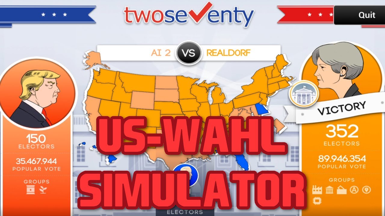 DER POLITIK SIMULATOR FÜR DIE US WAHL ?! | 270 | TWO SEVENTY US ...