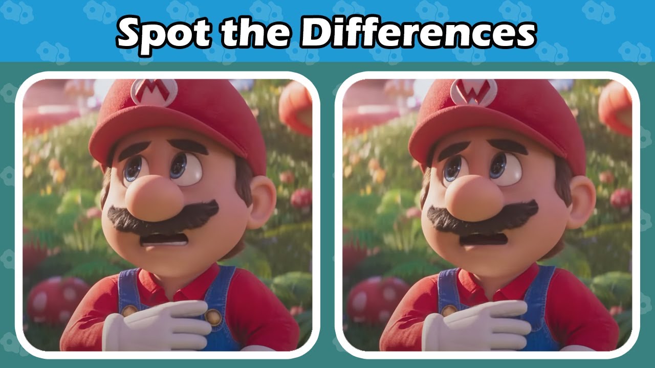 Spot the Differences | Super Mario Bros - YouTube