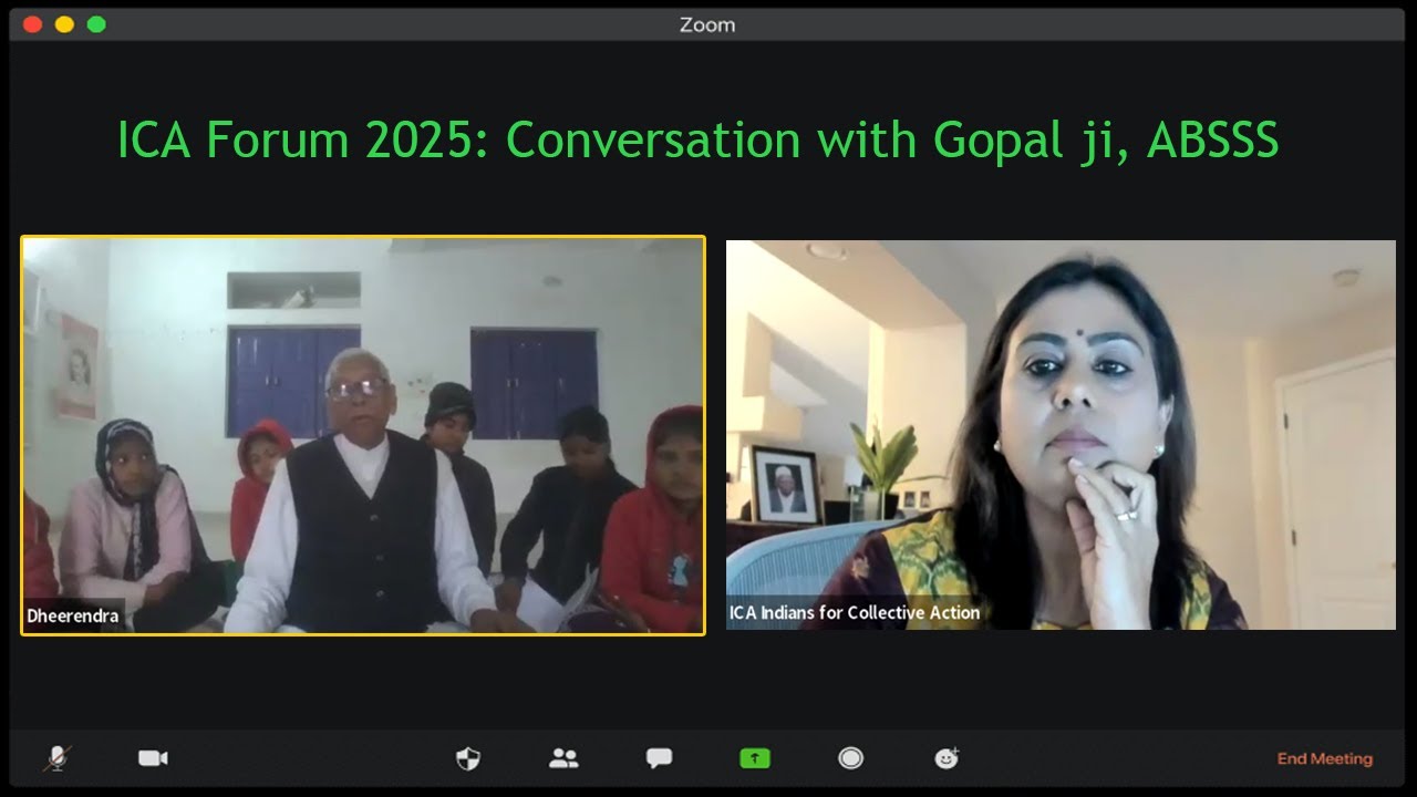ICA Forum 2025: Conversation with Gopal ji, ABSSS - YouTube