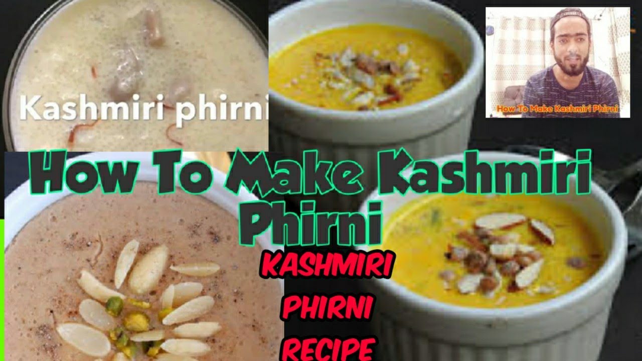 Kashmiri Phirni Recipe || How To Make Kashmiri Phirni At Home. - YouTube