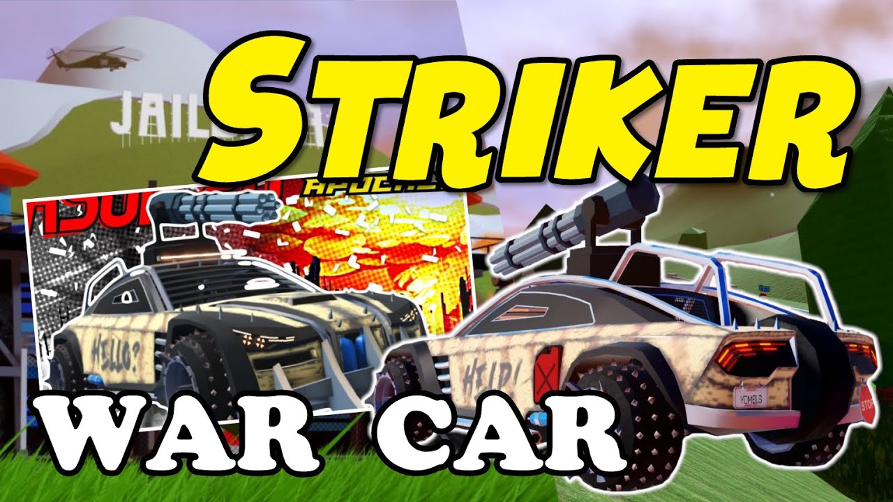 MACHINE GUN? Jailbreak STRIKER CAR is Here! SEASON 20 PRIZES! (Roblox ...