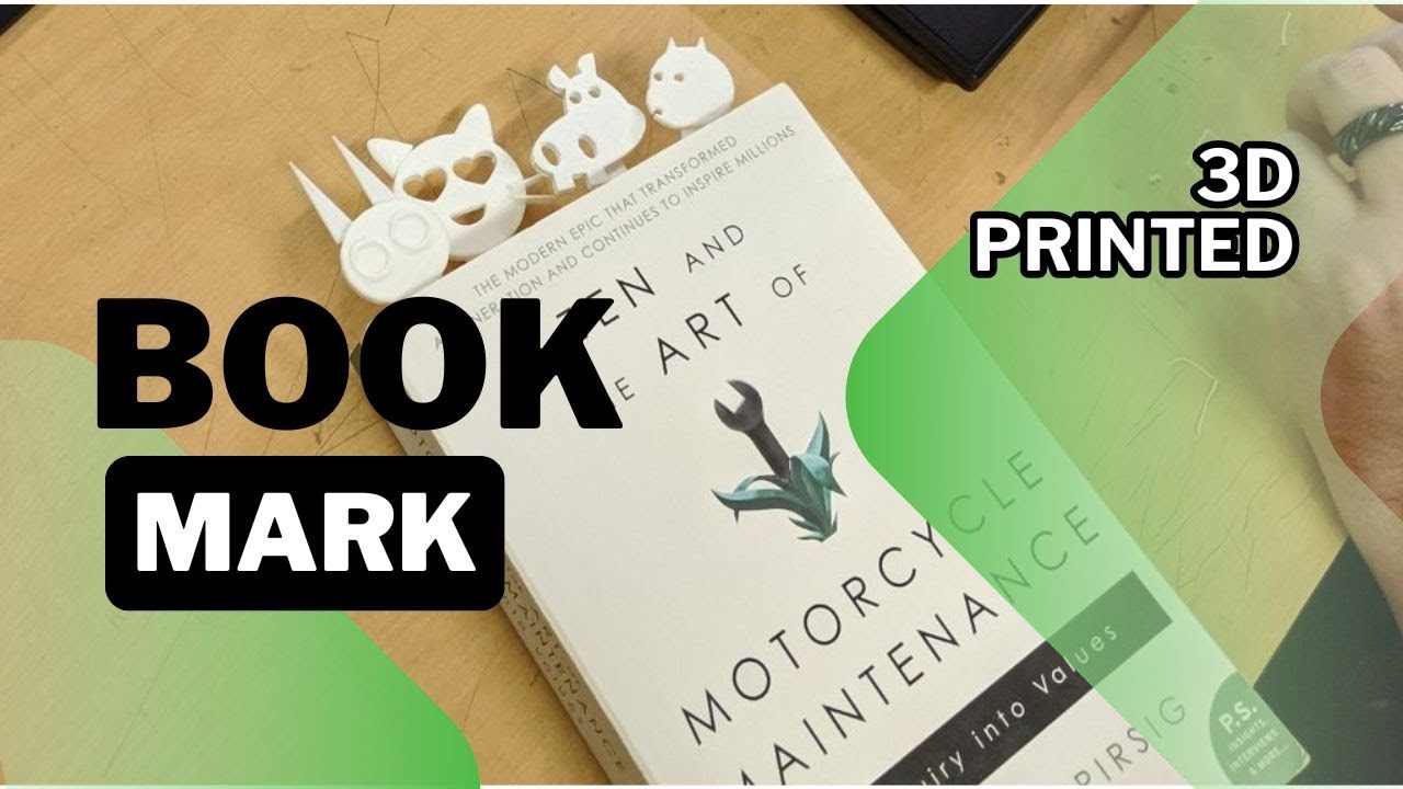 3D printed bookmark in TinkerCAD - YouTube