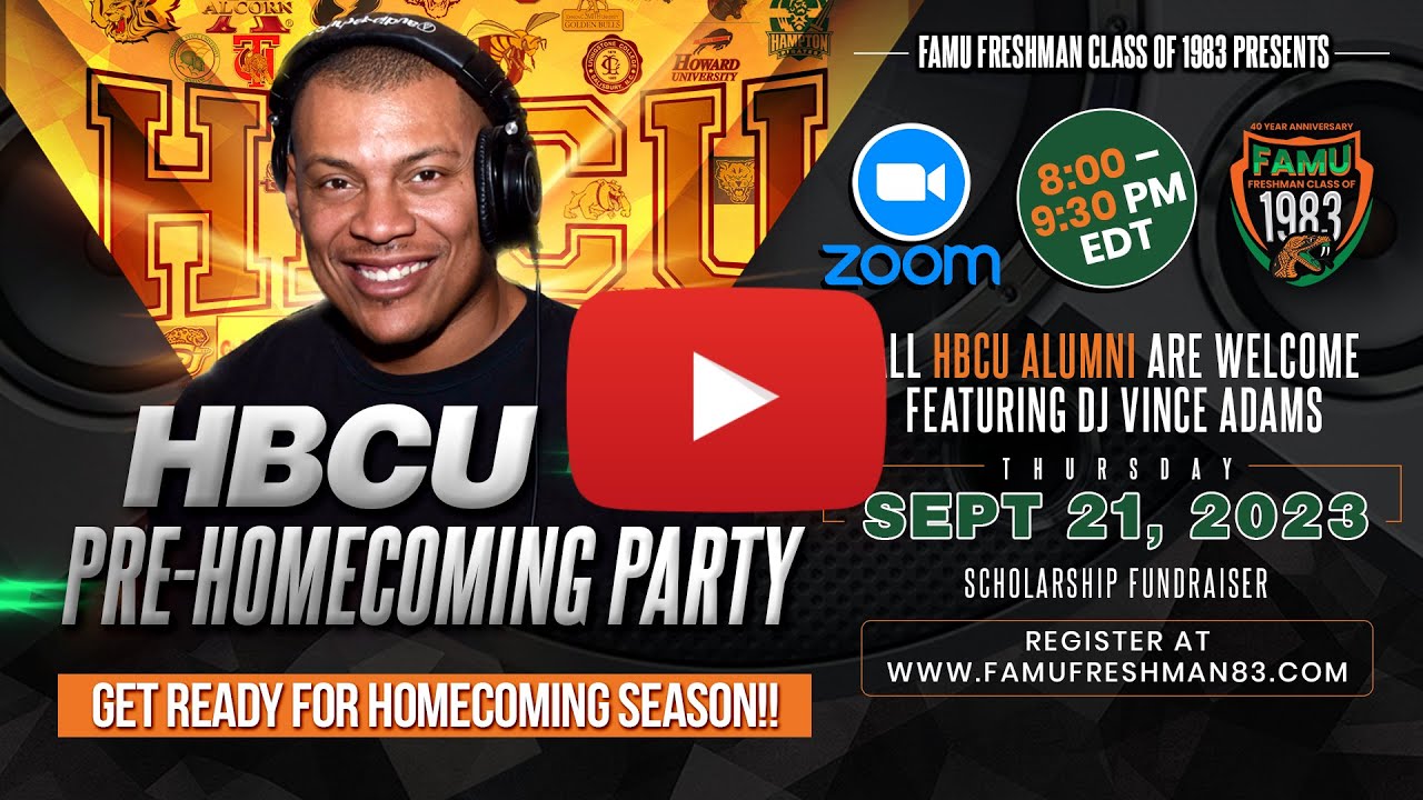 HBCU Pre-Homecoming Party Thurs. September 21, 2023 - YouTube