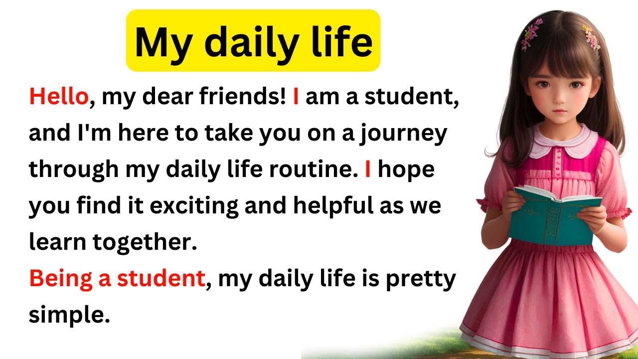 MY DAILY LIFE PARAGRAPH | MY DAILY LIFESTYLE | Paragraph writing on My ...