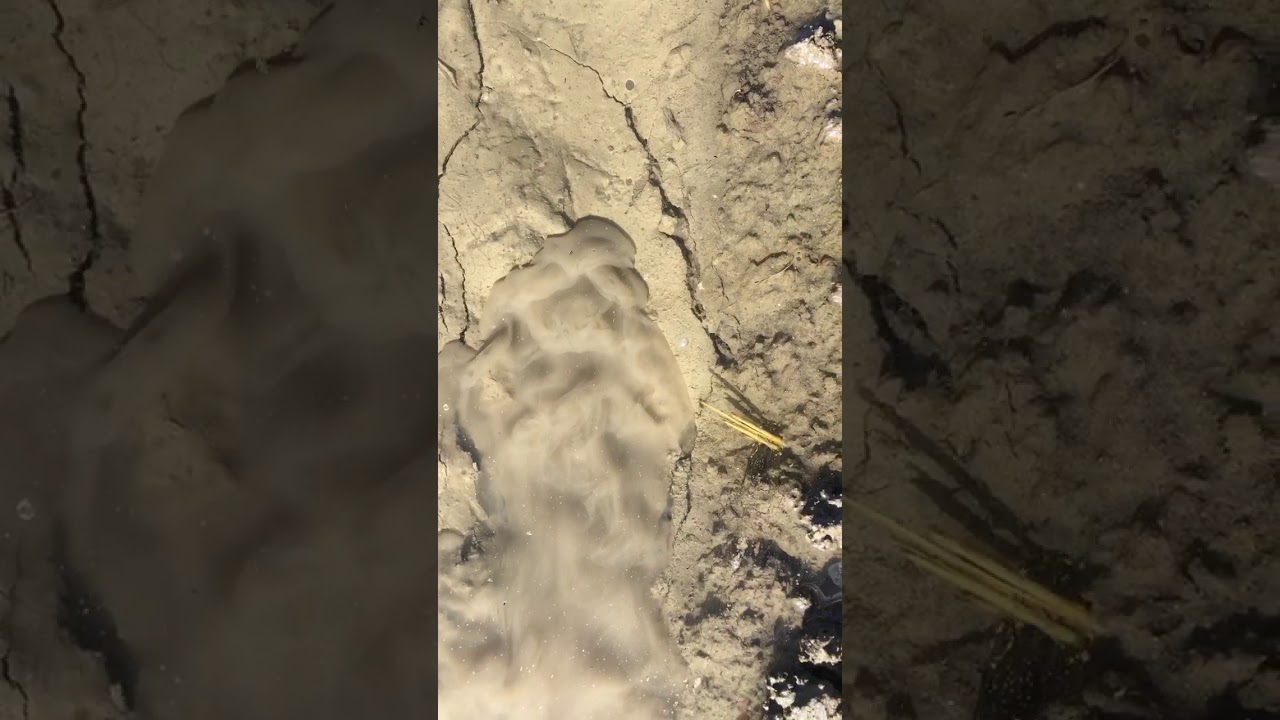 Soil flow in underwater - YouTube