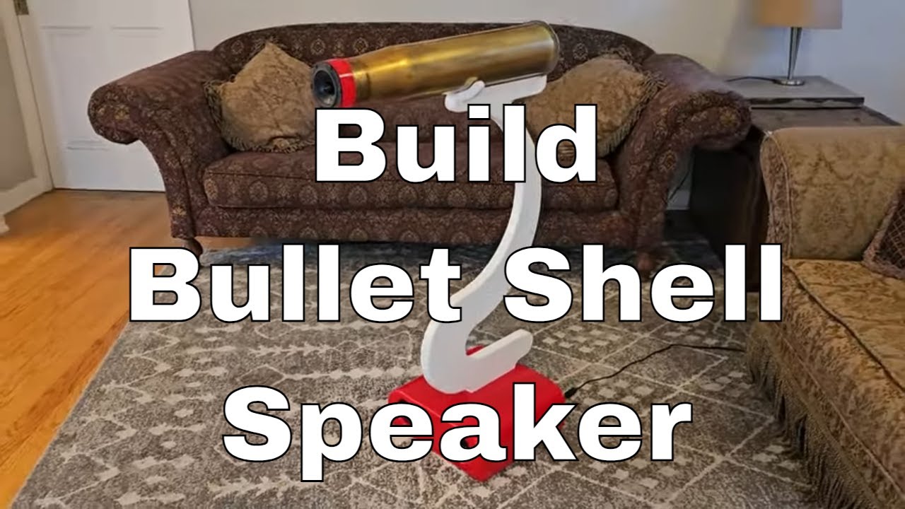 WWII Artillery Shell Speaker Build! - YouTube