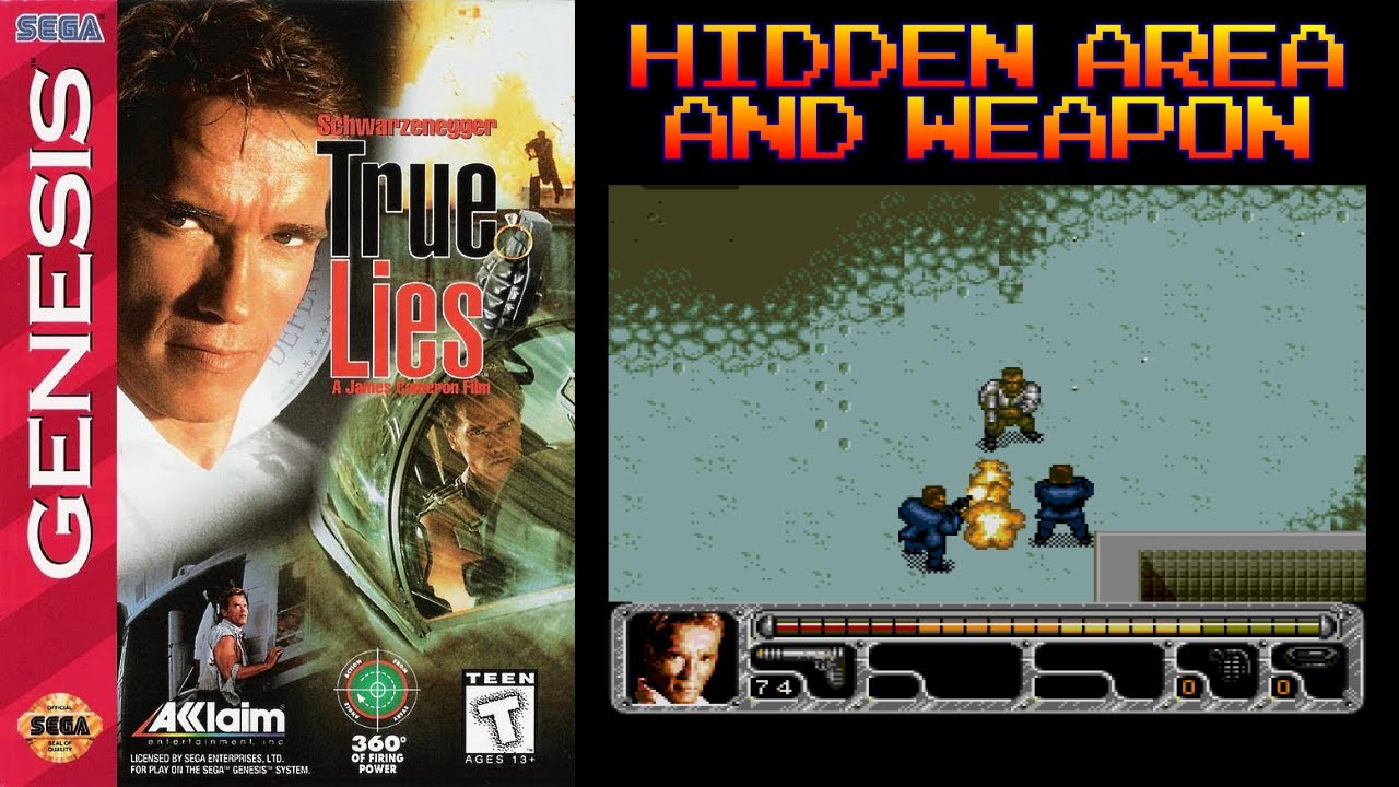 True Lies / Secret Area and Weapon / Mega Drive - Sega Genesis - YouTube