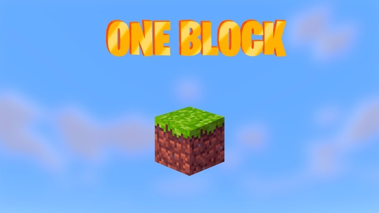 MINECRAFT ONE BLOCK - YouTube