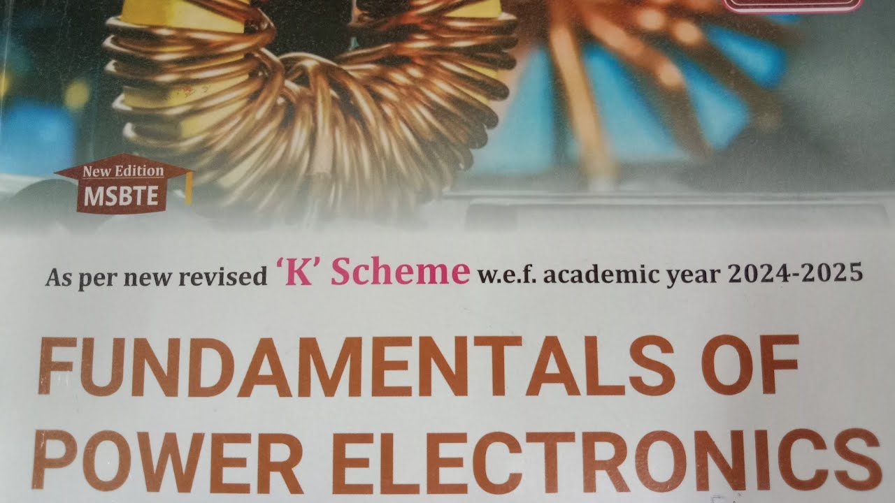 Fundamentals of power electronics FPE(313335) - YouTube