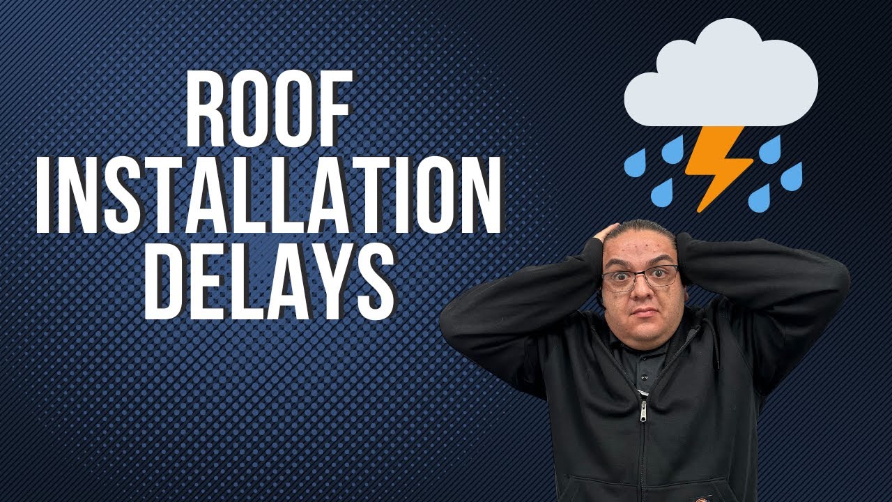 Roof Installation Delays - Rainy Season - YouTube
