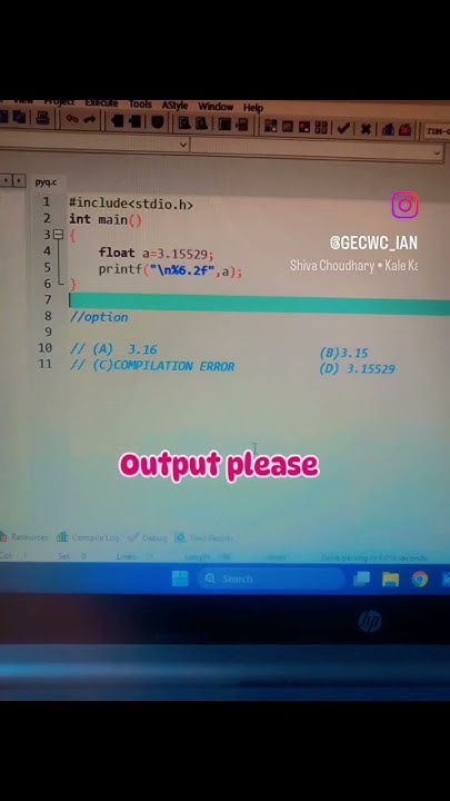 Generate Basic Of C Programming Language Ytshorts Shorts Short