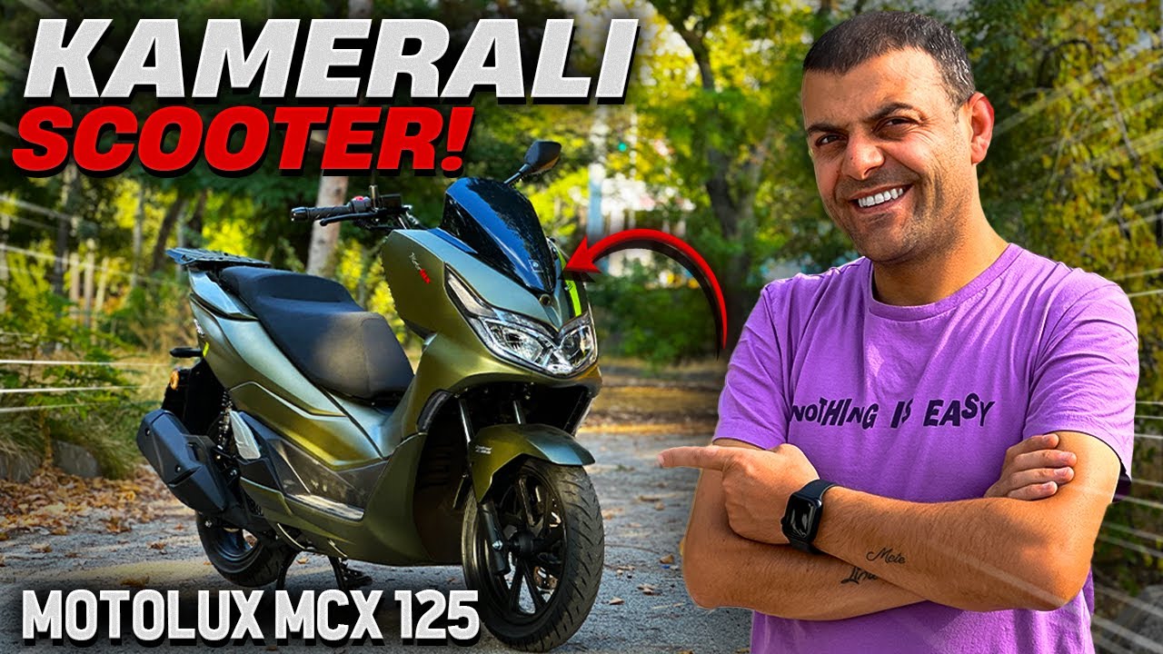 Kameralı scooter | Motolüx Mcx 125 motosiklet | Kolaçan - YouTube