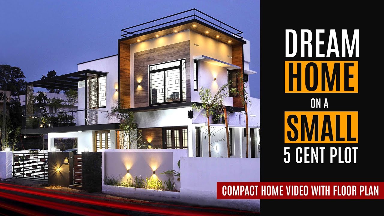 Simple Modern Kerala House design | 5 cent plot | 4 BHK 2250 sq ft ...