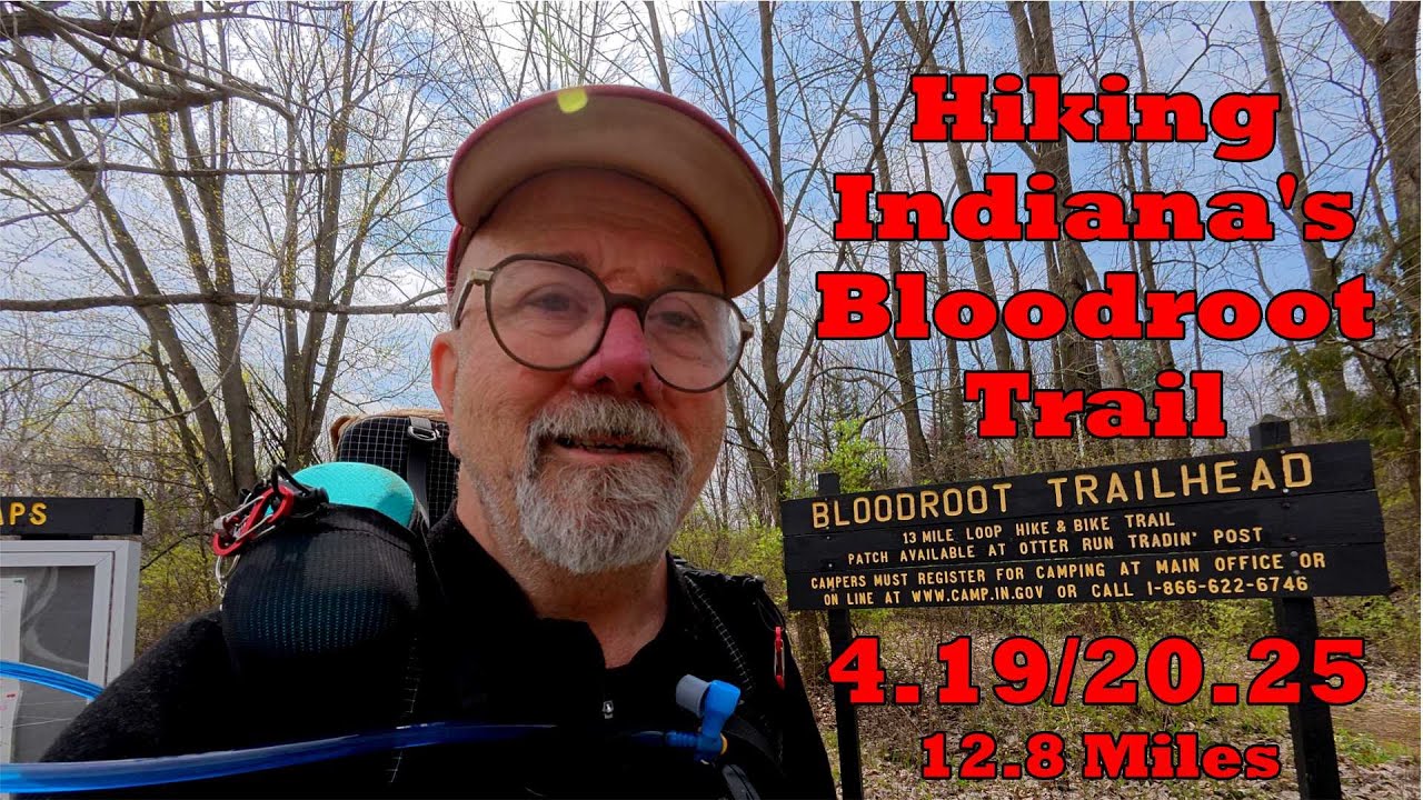Hiking Indiana's Bloodroot Trail 4.19/20.25 - Hiking The Rain ...