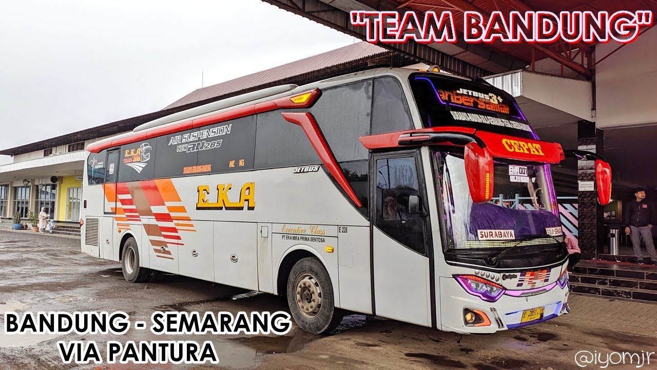 BUS PATAS EKA LEWAT PANTURA DAN TOL TRANS JAWA? TRIP BANDUNG - SEMARANG ...