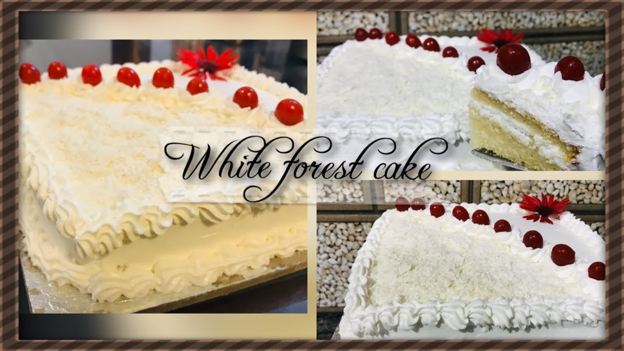 White forest cake | sweet recipe | #cookwithBB-10 - YouTube