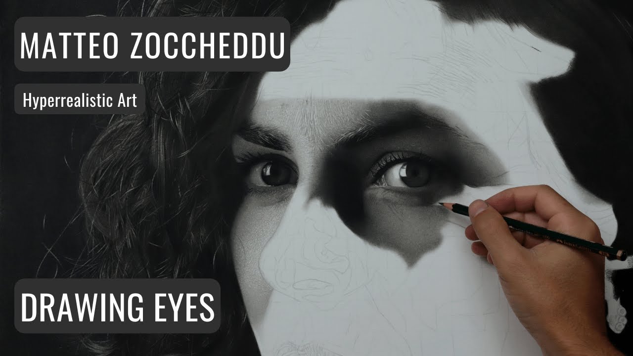 Drawing Eyes - (Time-lapse Tutorial) - YouTube